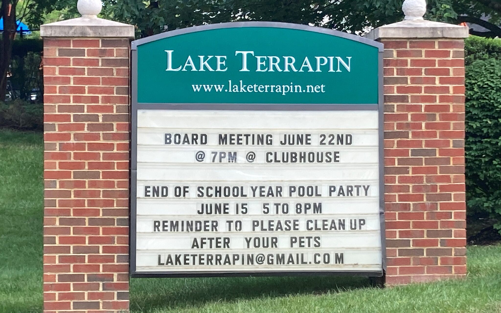 Lake Terrapin HOA